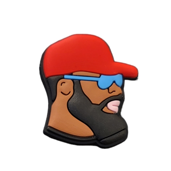 Accessories | Nwt Black Father Croc Charm | Poshmark